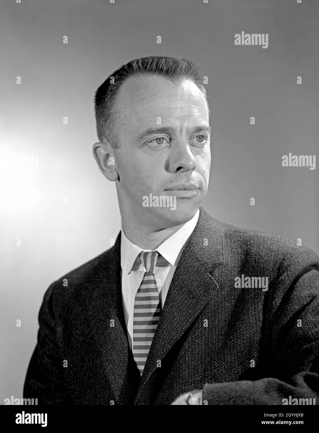 Alan B. Shepard, Jr. portrait, Project Mercury astronaut Stock Photo ...
