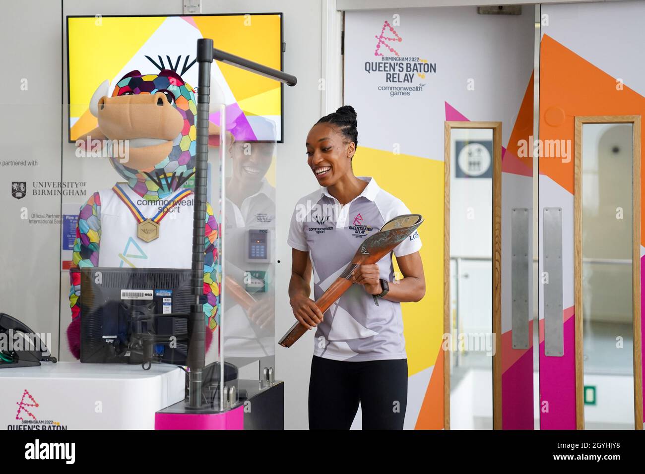 England netball international Layla Guscoth with the Commonwealth Games ...