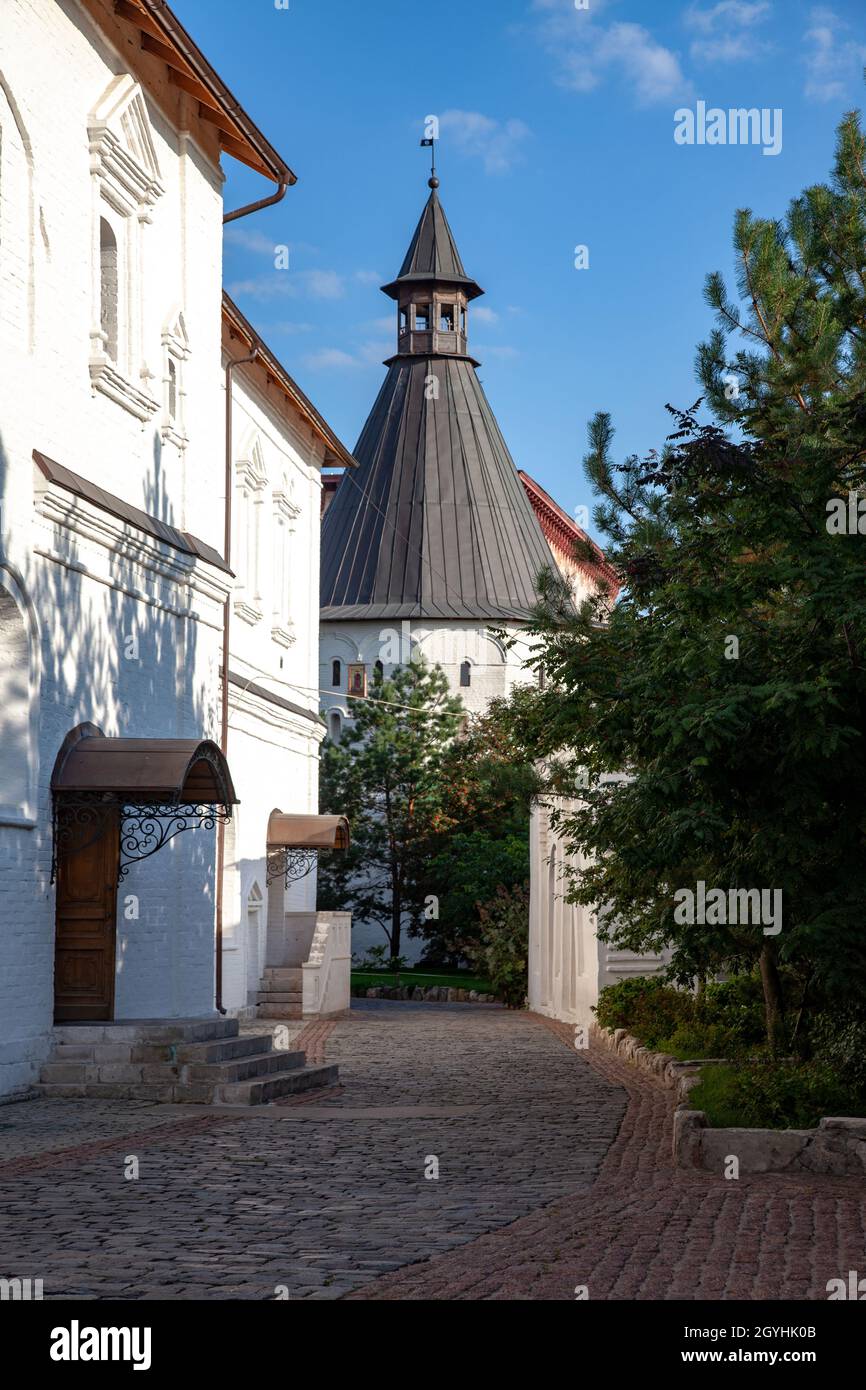 Courtyard of the Novospassky Monastery in Moscow Stock Photo - Alamy
