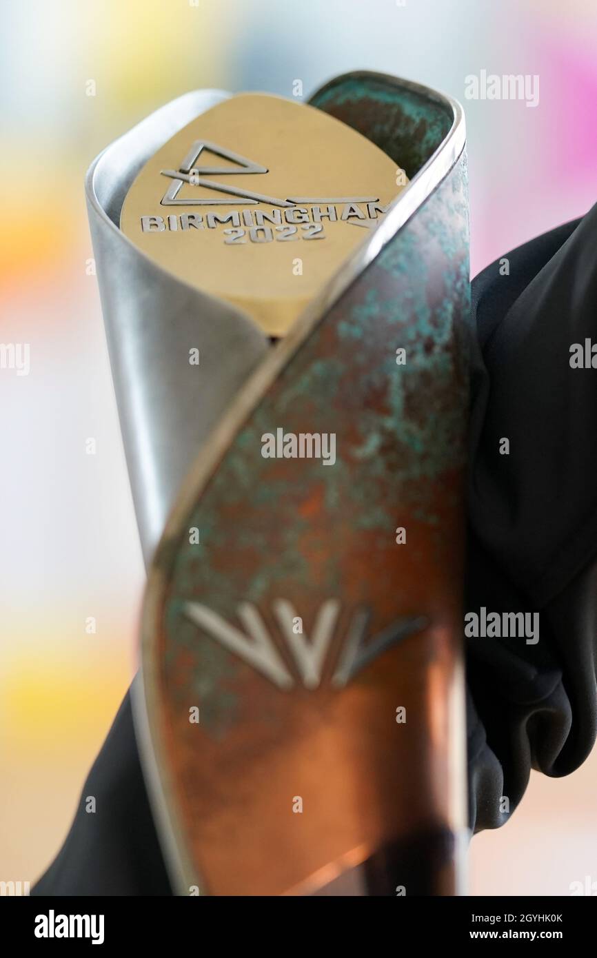The Commonwealth Games baton at Birmingham Airport, before it leaves ...