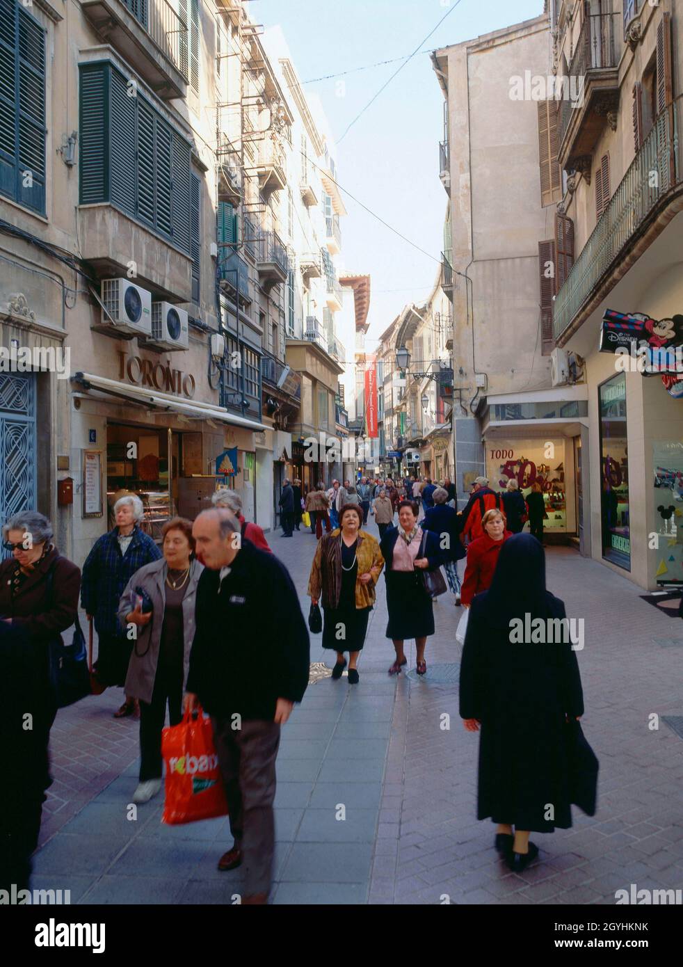 Palma Mallorca Spain Walking Streets High Resolution Stock Photography ...