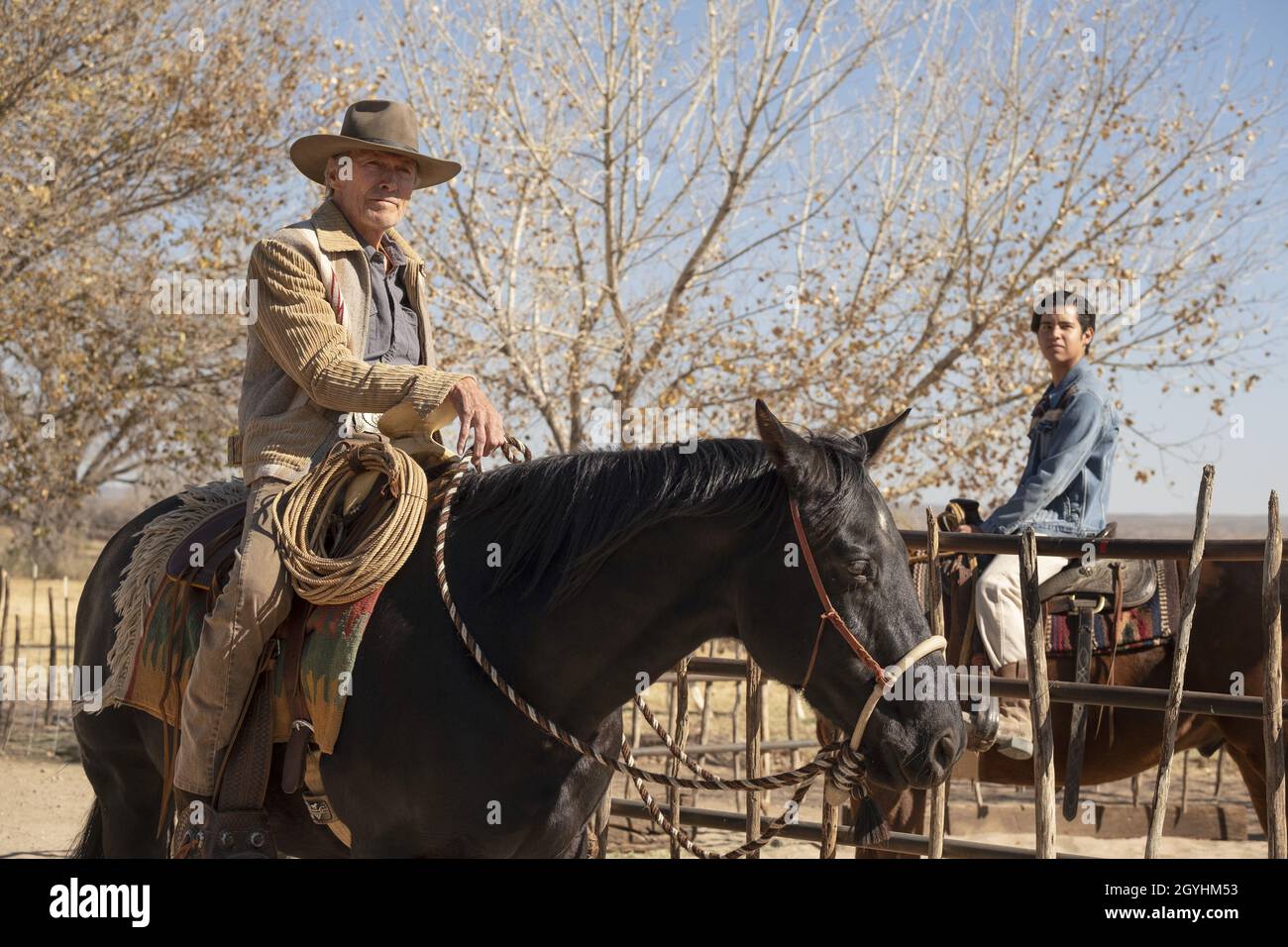 CLINT EASTWOOD and EDUARDO MINETT in CRY MACHO (2021), directed by ...