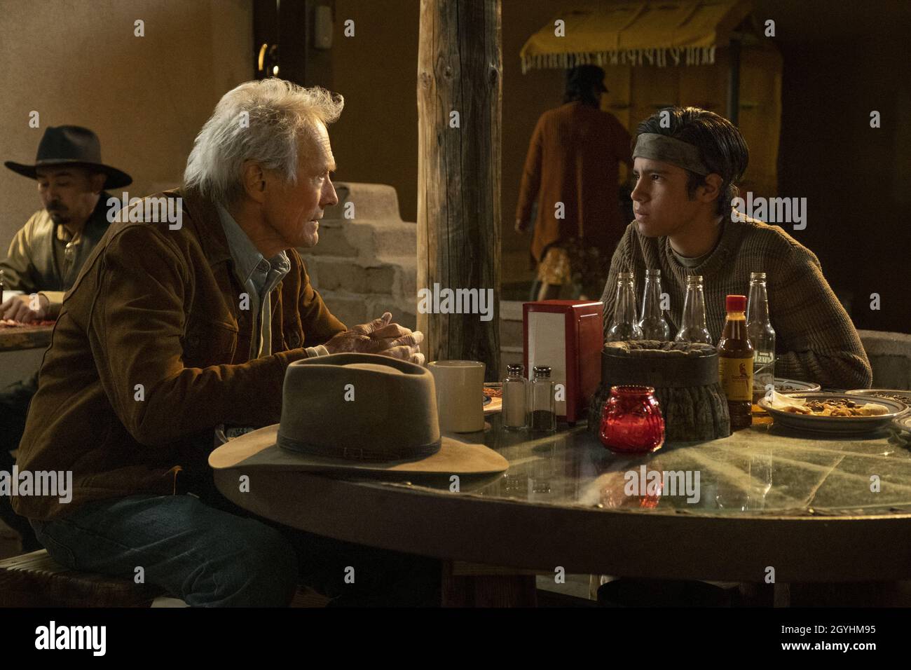 CLINT EASTWOOD and EDUARDO MINETT in CRY MACHO (2021), directed by ...