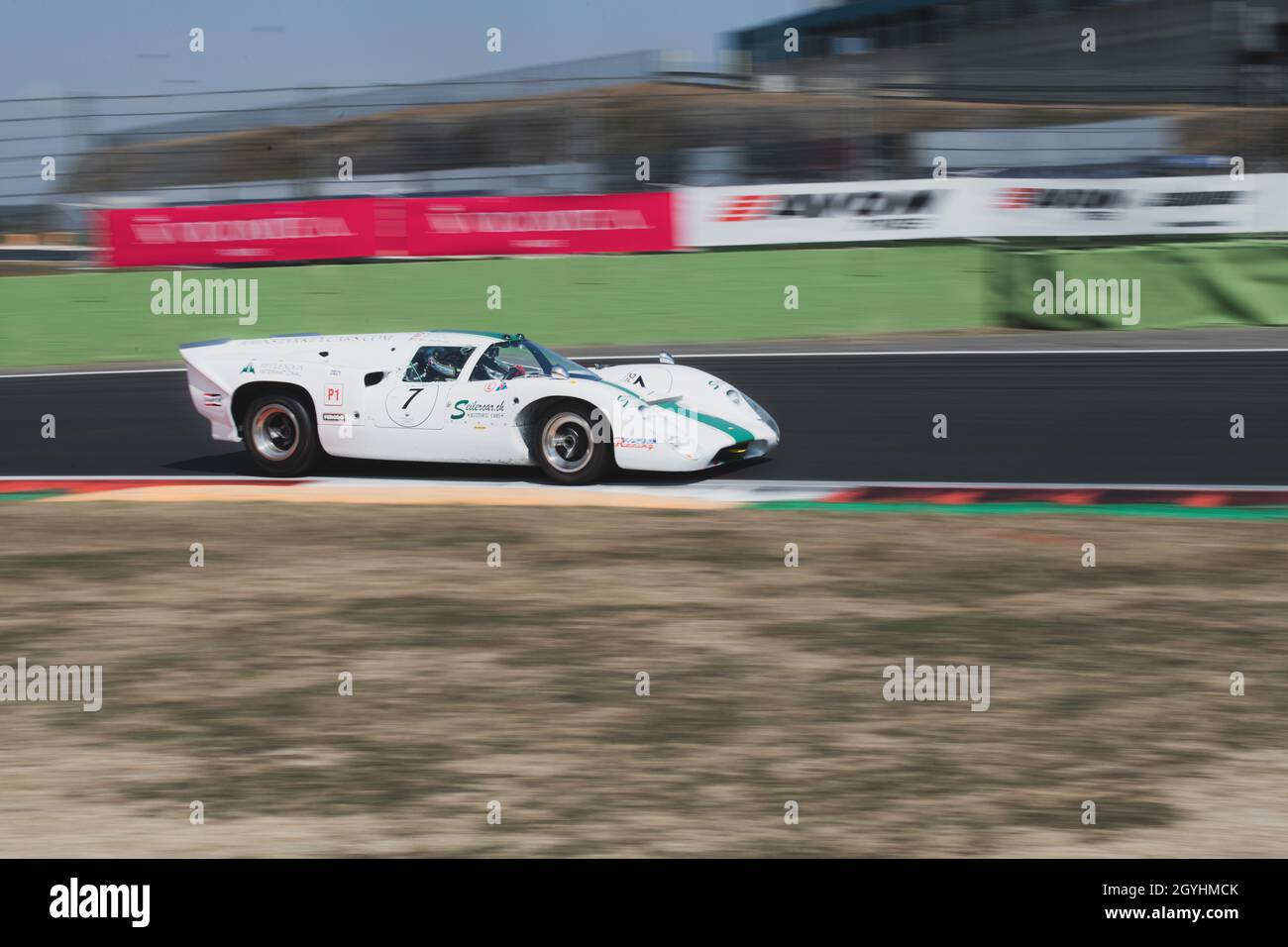 Italy, september 11 2021. Vallelunga classic. 70s vintage race car ...