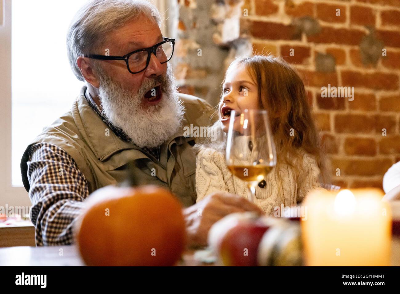 Visit grandparents hi-res stock photography and images - Alamy