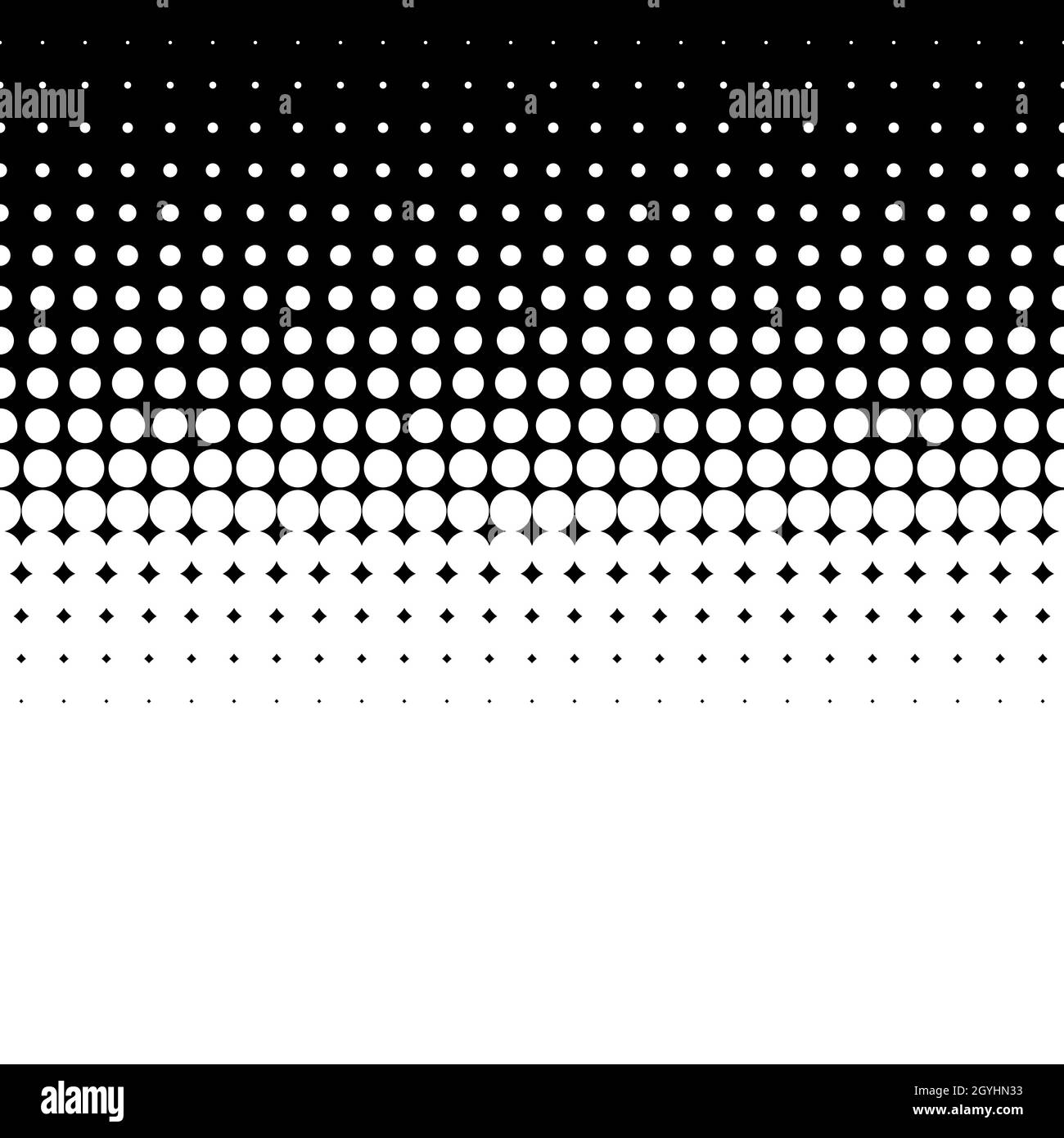 Polka Dots Background Black And White Clipart