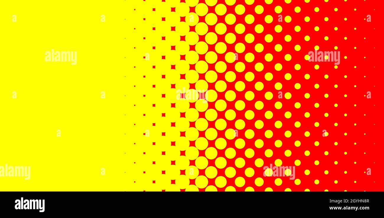 Pop art, polka dots, circles halftone, comic effect pattern - stock vector illustration, clip ...