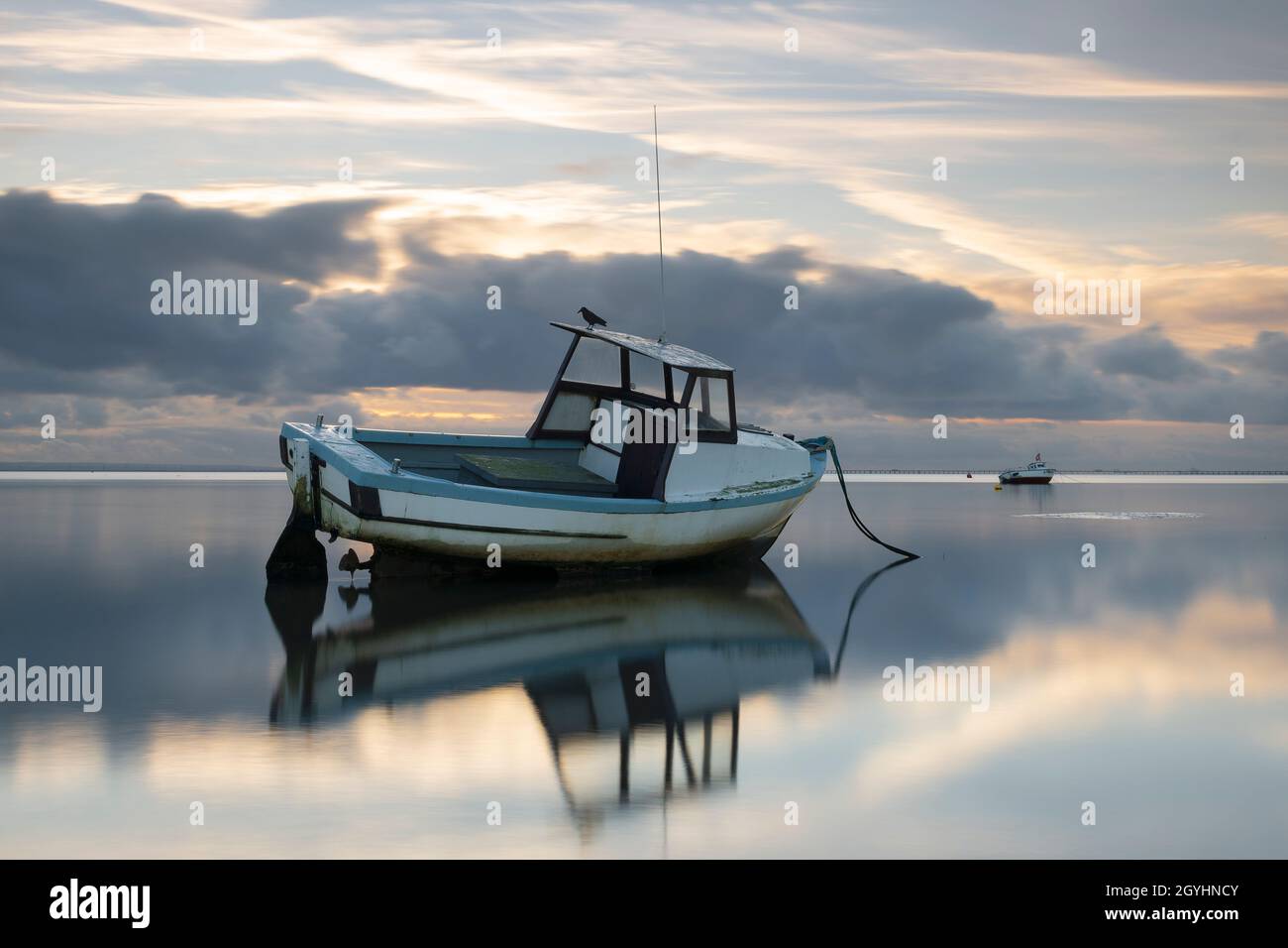 Thorpe Bay sunset Stock Photo - Alamy