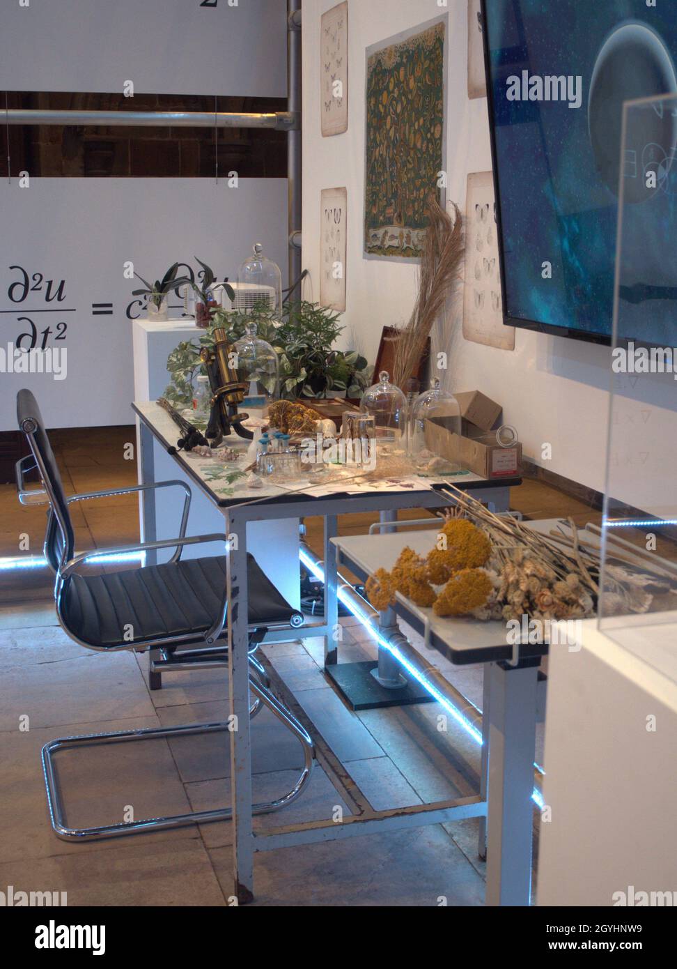 The Laboratory is an Art installation by Sculptor Peter Walker depicts ...