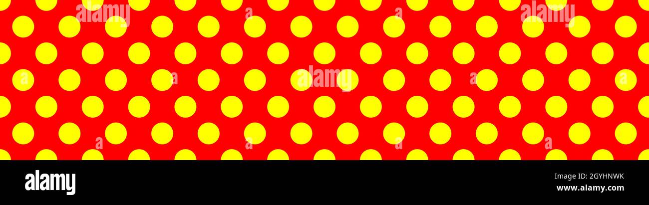 Pop art, polka dots, circles halftone, comic effect pattern. Seamlessly ...
