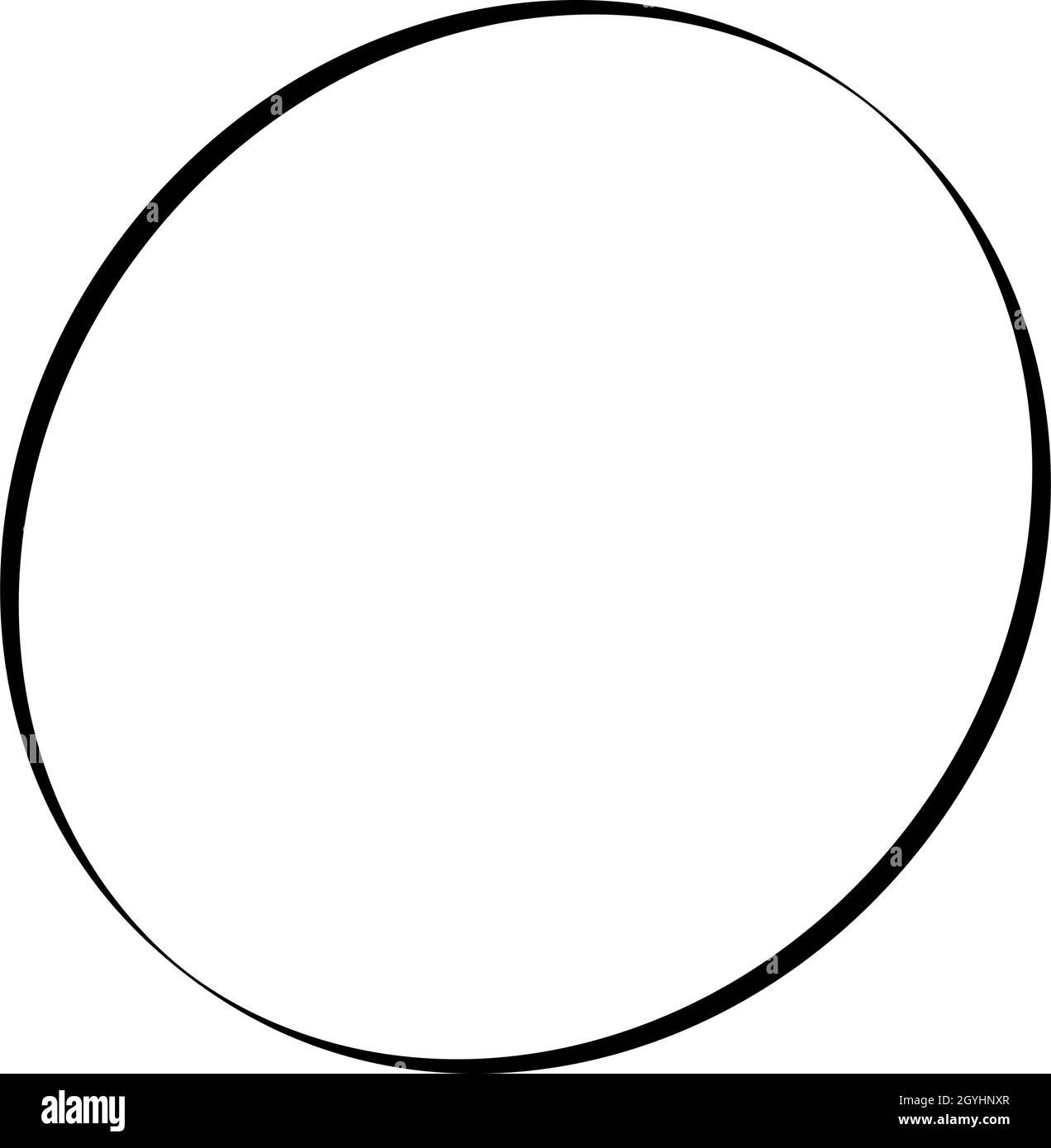 Circle, oval, eliipse contour graphics - stock vector illustration ...