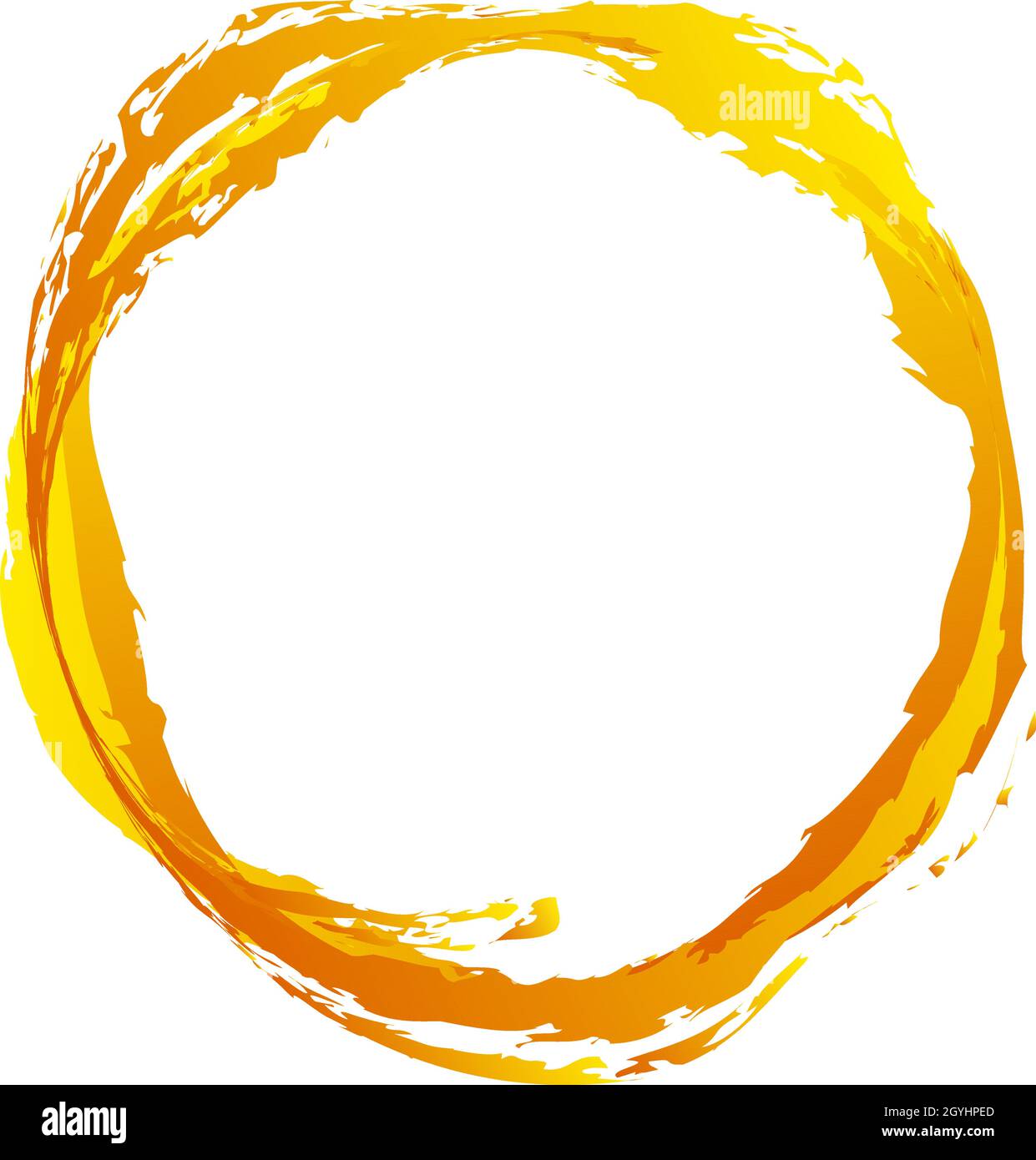 Grungy textured circle element, shape. Circular grunge shape - stock ...