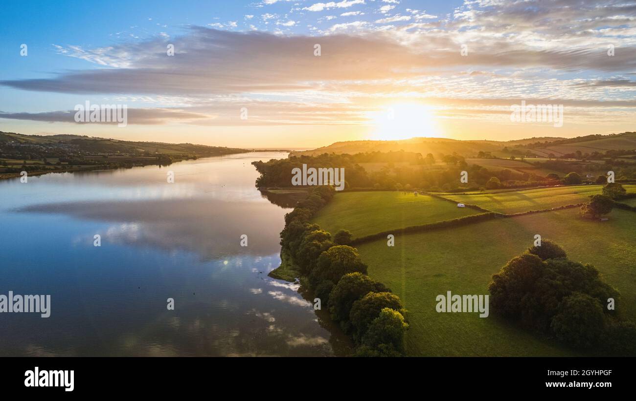 Newton abbot aerial hi-res stock photography and images - Alamy