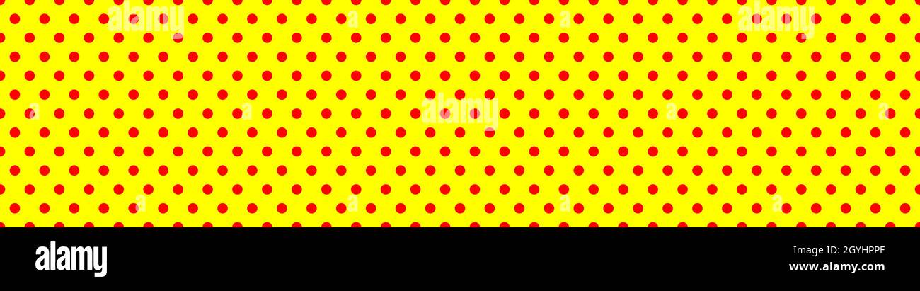 Pop art, polka dots, circles halftone, comic effect pattern. Seamlessly repeatable - stock ...