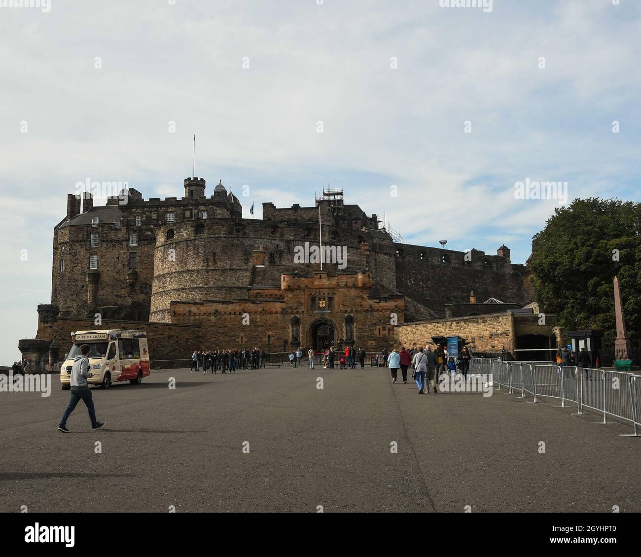 Edinburgh Castle and Grounds Stock Photo - Alamy