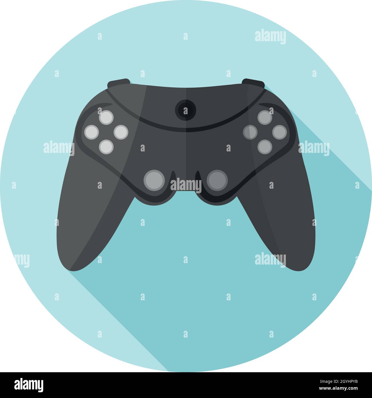 Vector flat design Gamepad Stock Vector Image & Art - Alamy