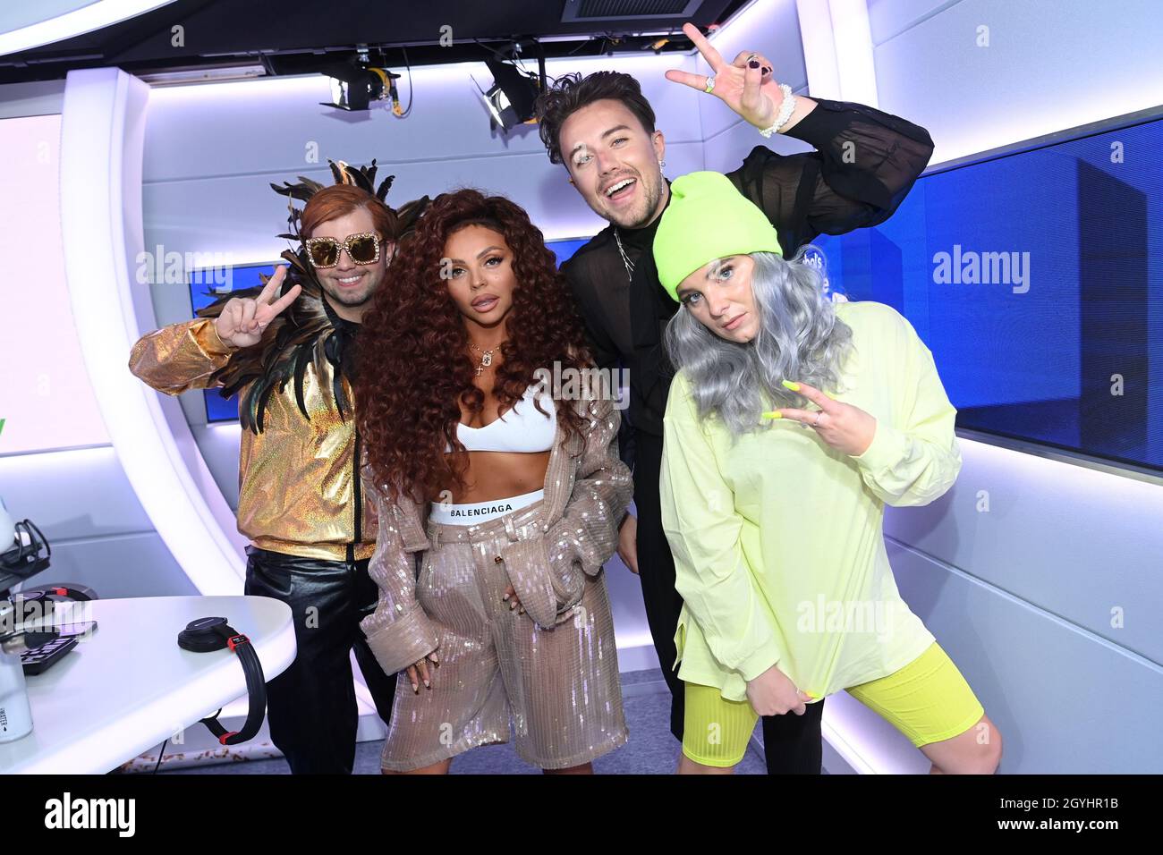 London, UK. 8th Oct, 2021. Jesy Nelson with Capital Breakfast ...