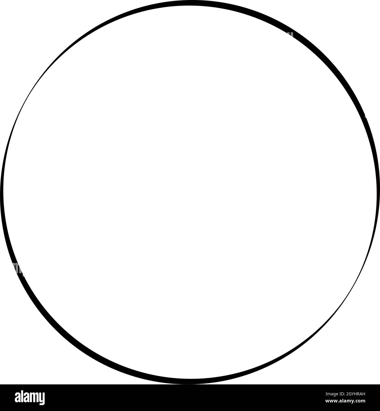 Circle, oval, eliipse contour graphics - stock vector illustration ...