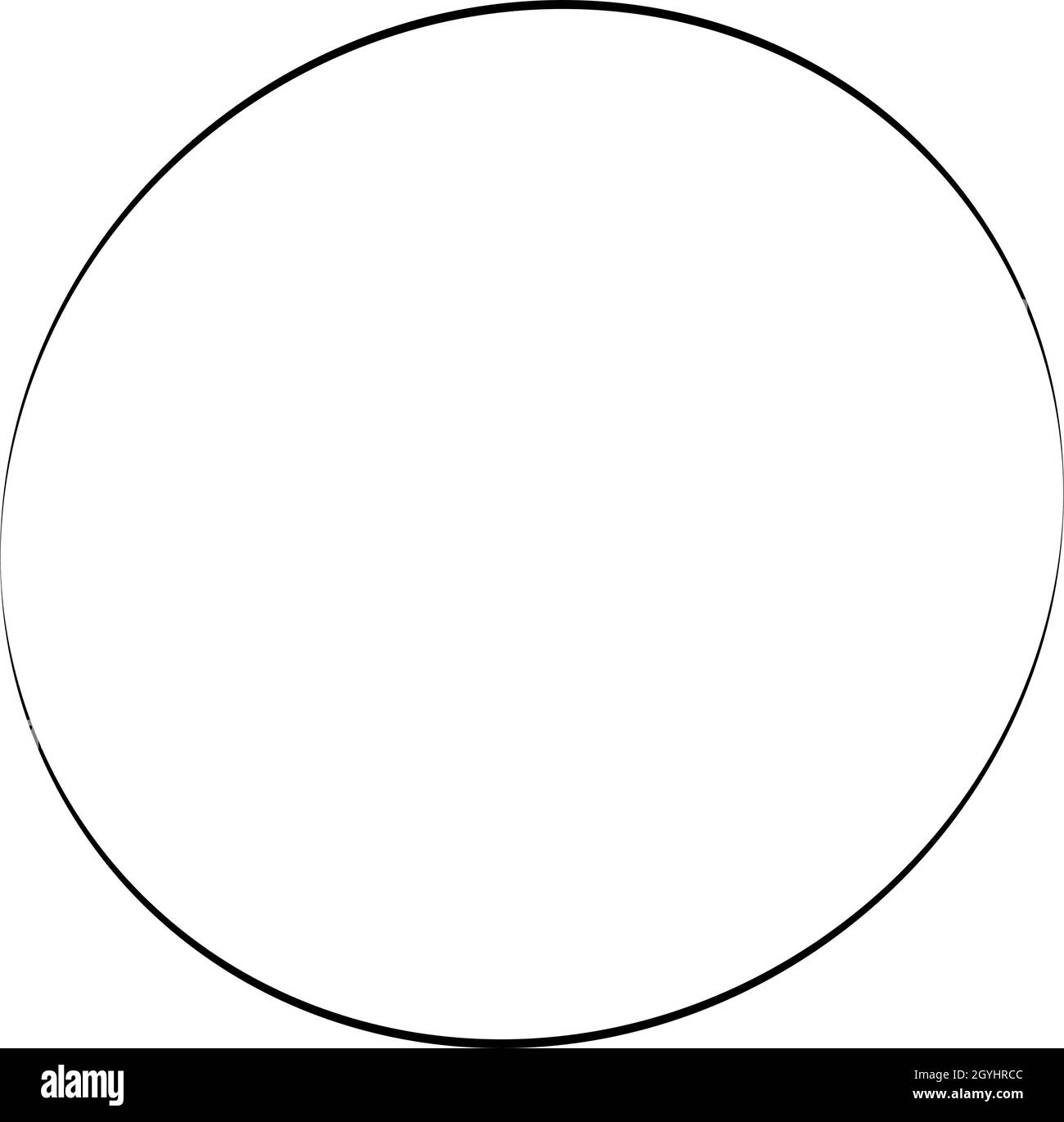 Circle, oval, eliipse contour graphics - stock vector illustration ...