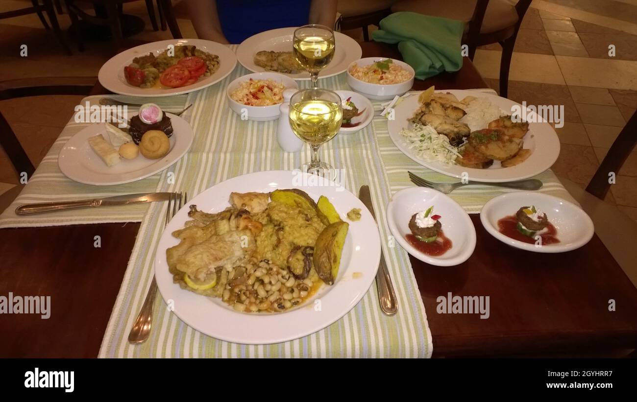 Gourmet meal in the hotel restaurant Stock Photo - Alamy
