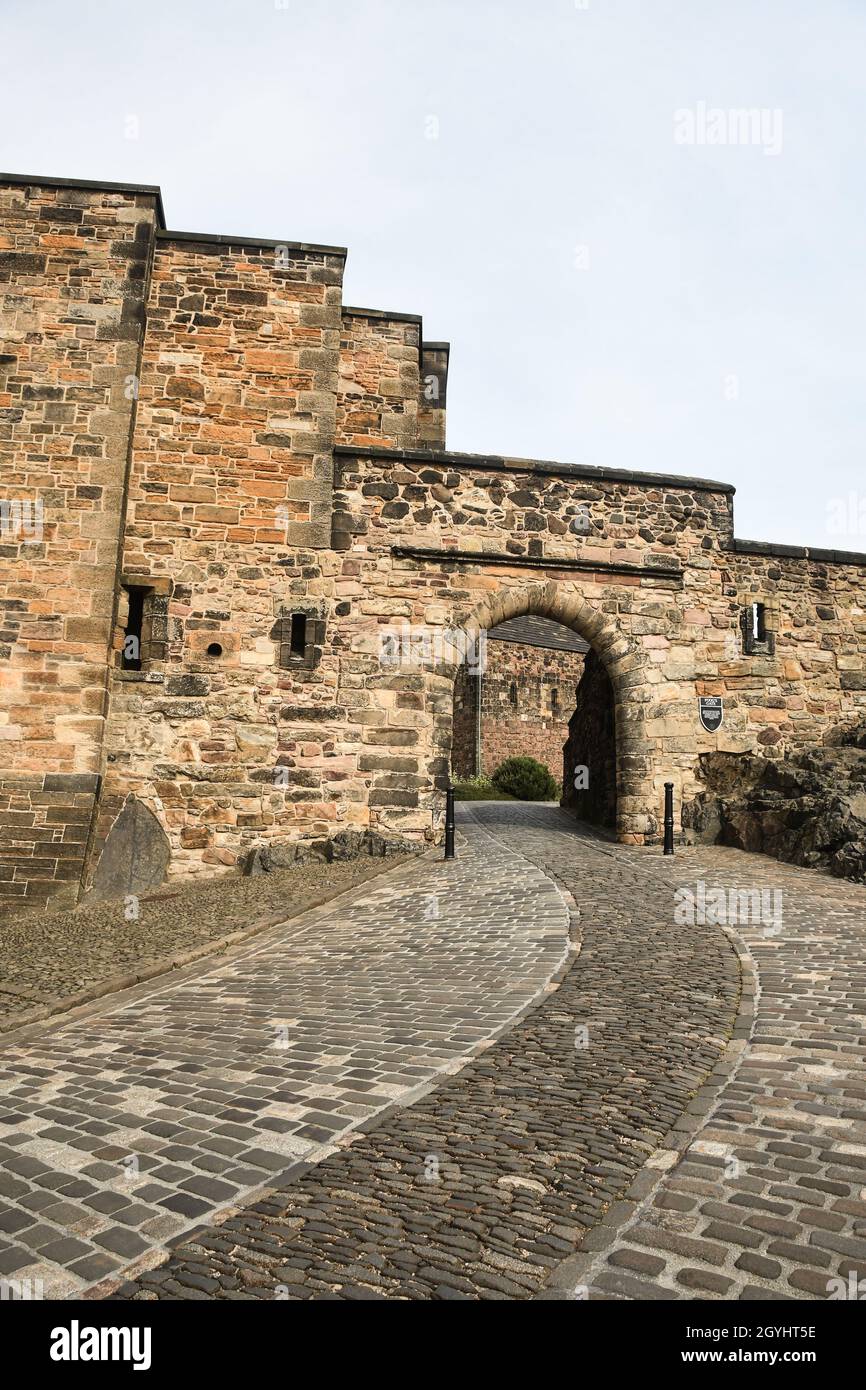 Edinburgh Castle and Grounds Stock Photo - Alamy