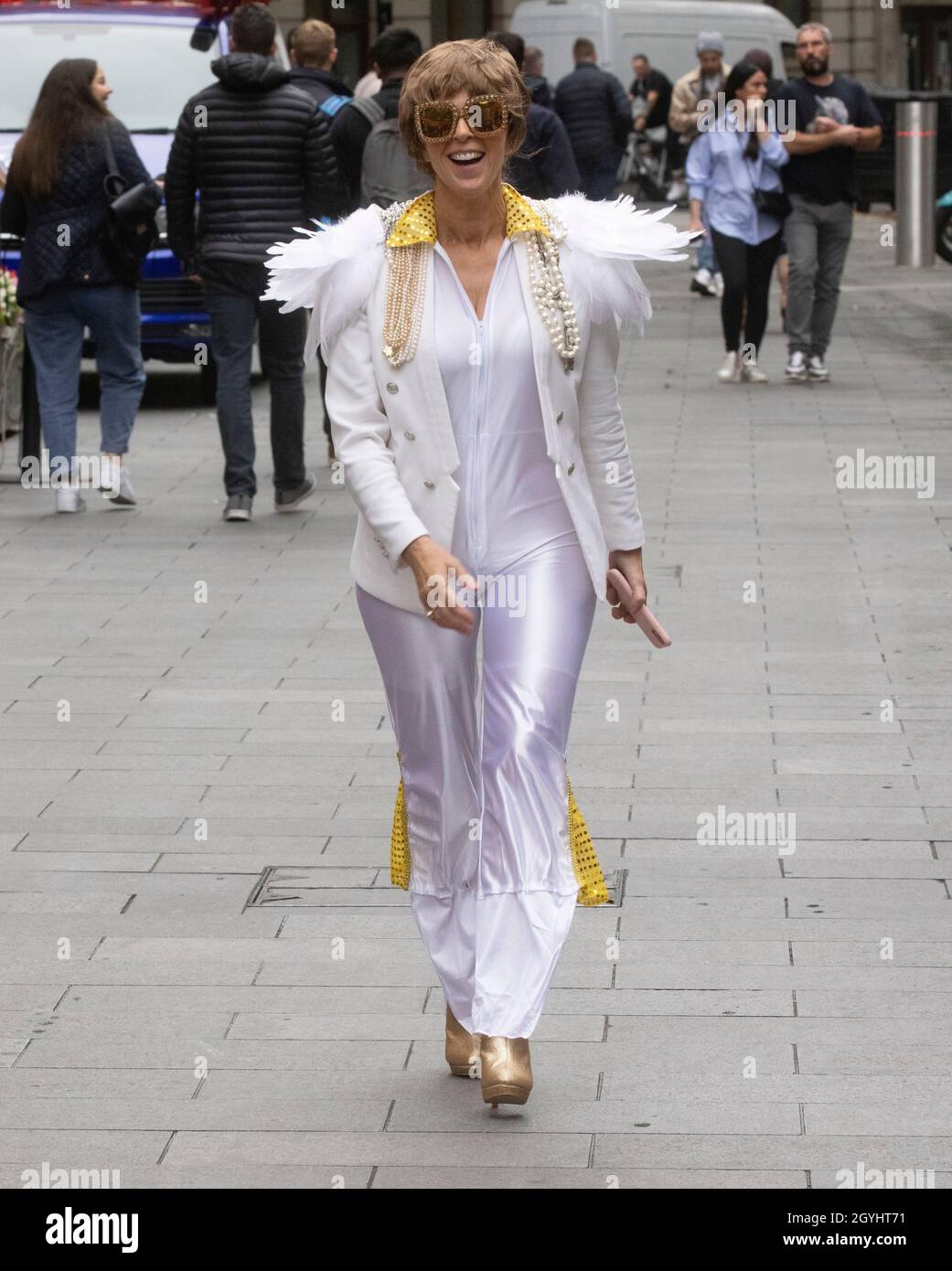 London, UK. 8th Oct, 2021. Presenter and Broadcaster, Kate Garraway ...