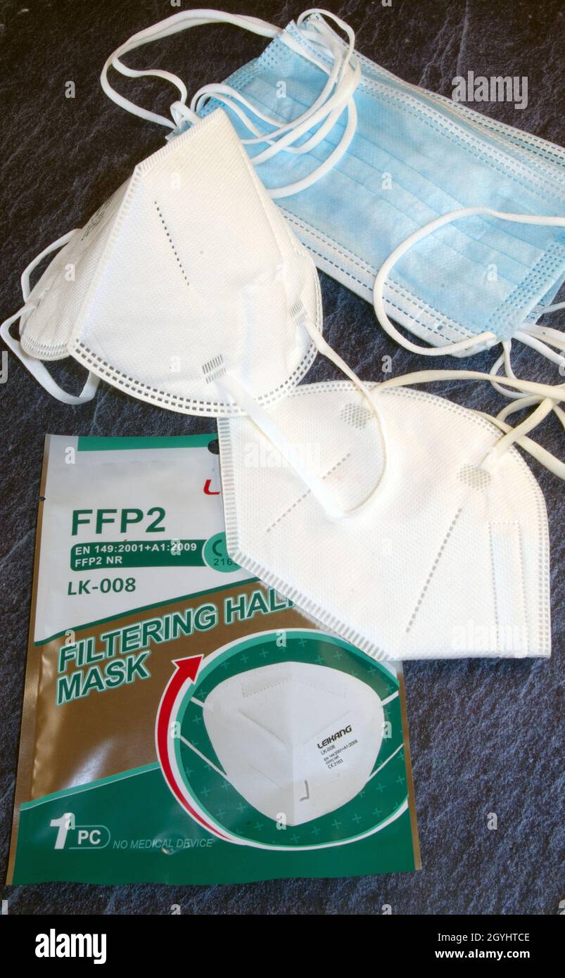 various infection protection masks Stock Photo - Alamy