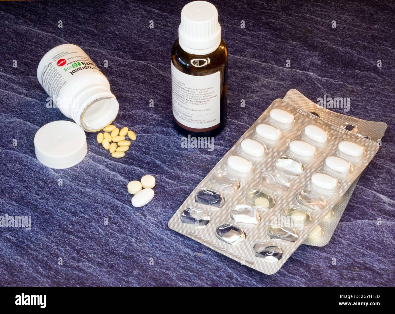 tablets, pills and drops, individually and in blister jar and vial ...