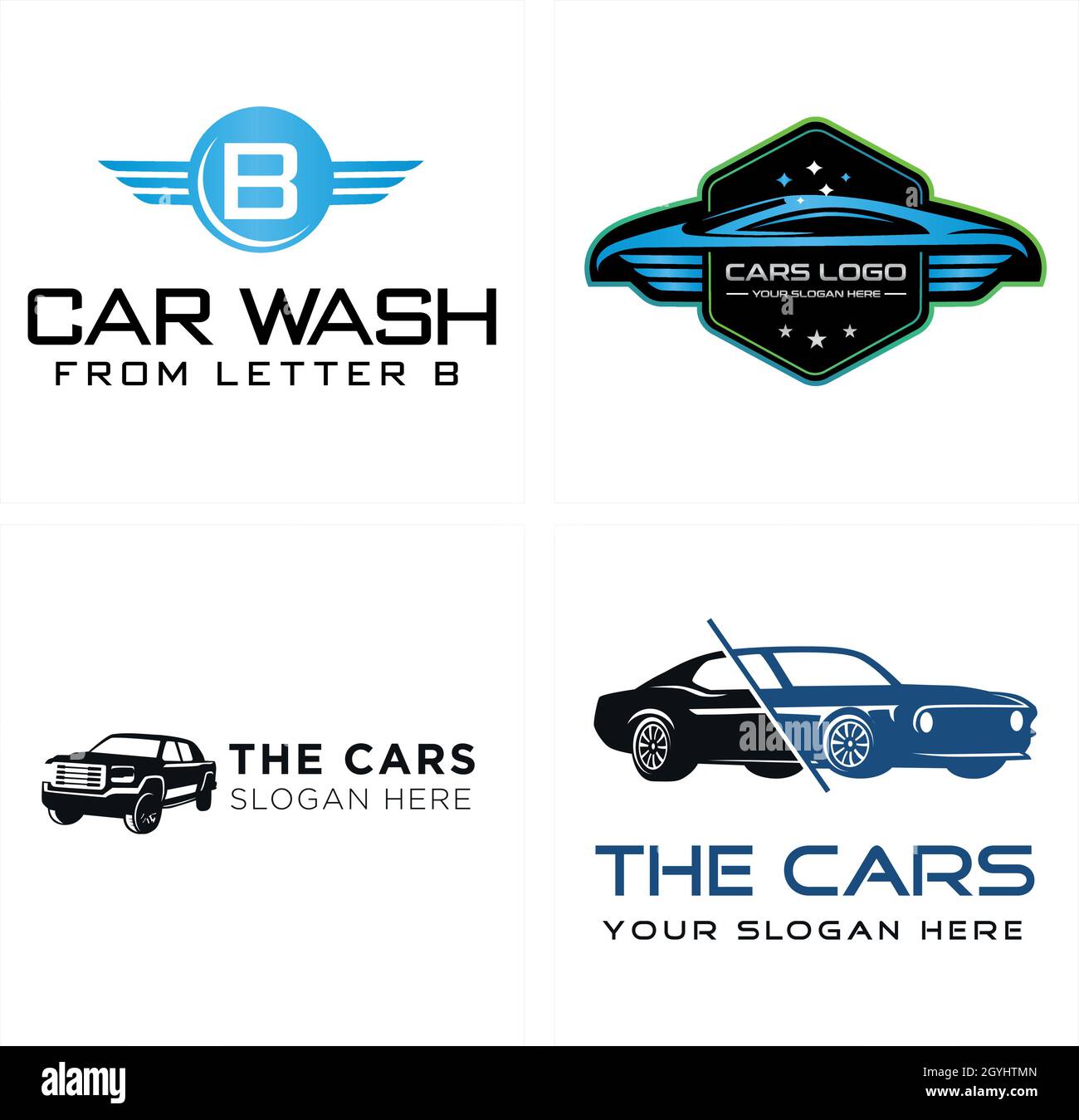 Set of automotive cars logo design Stock Vector Image & Art - Alamy