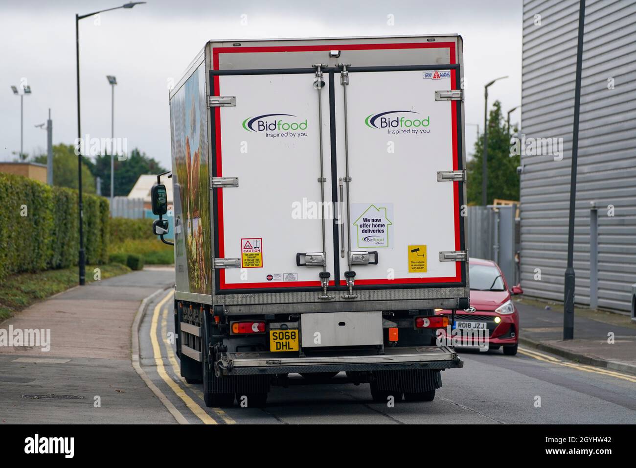 A BidFood lorry, as the company placed an advert for lorry drivers ...
