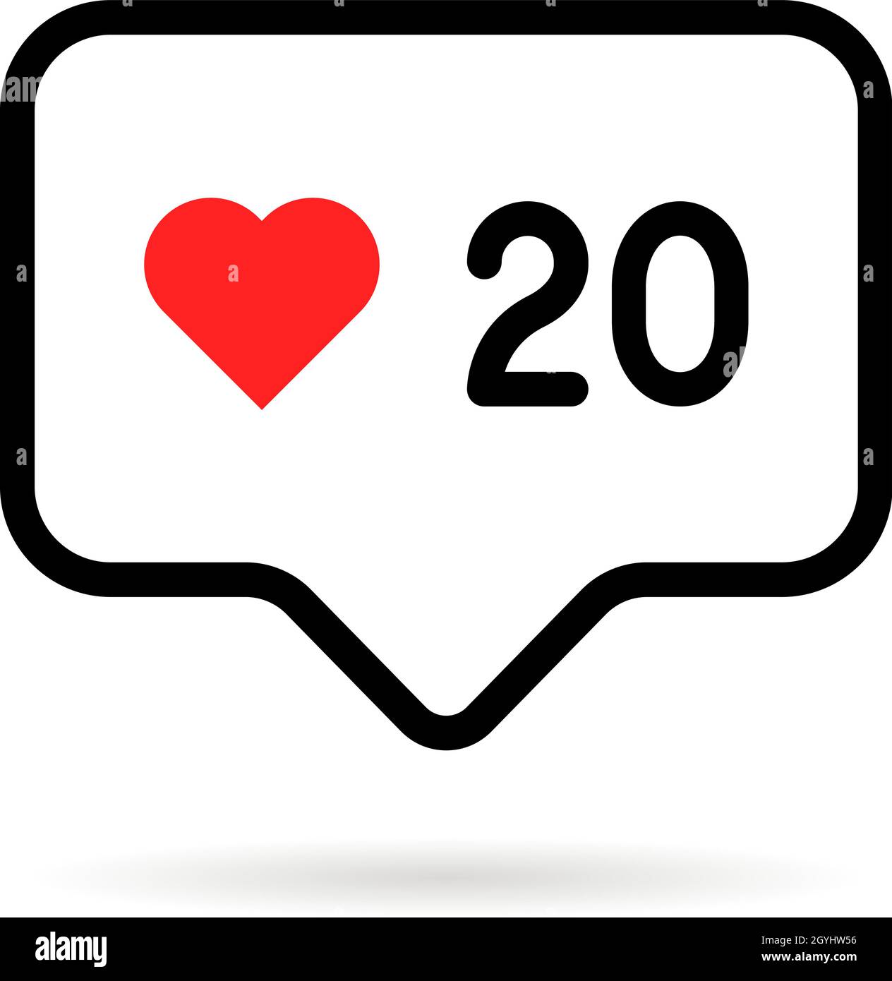 red heart like thin line love logo Stock Vector Image & Art - Alamy