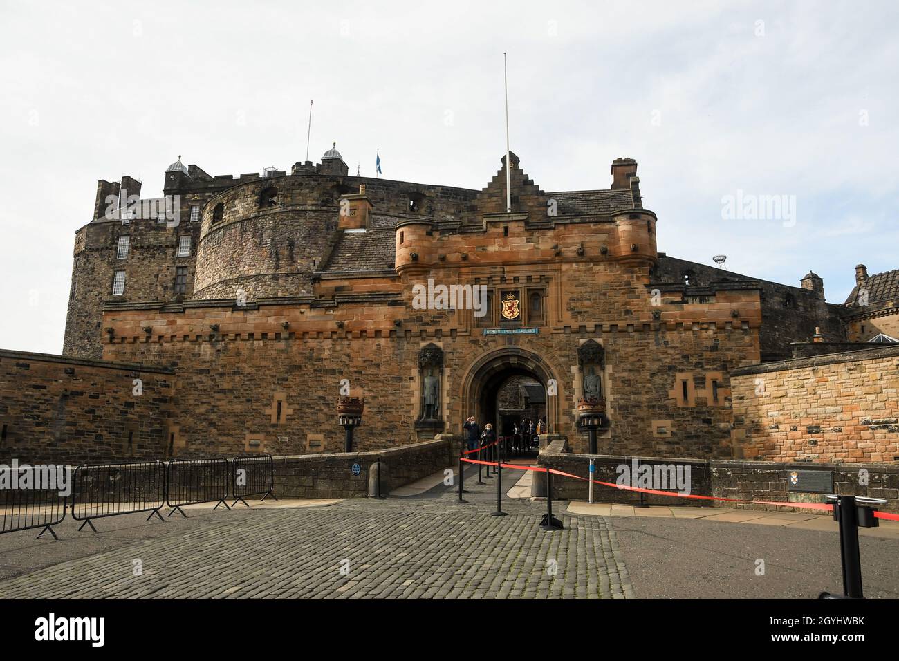 Edinburgh Castle and Grounds Stock Photo - Alamy