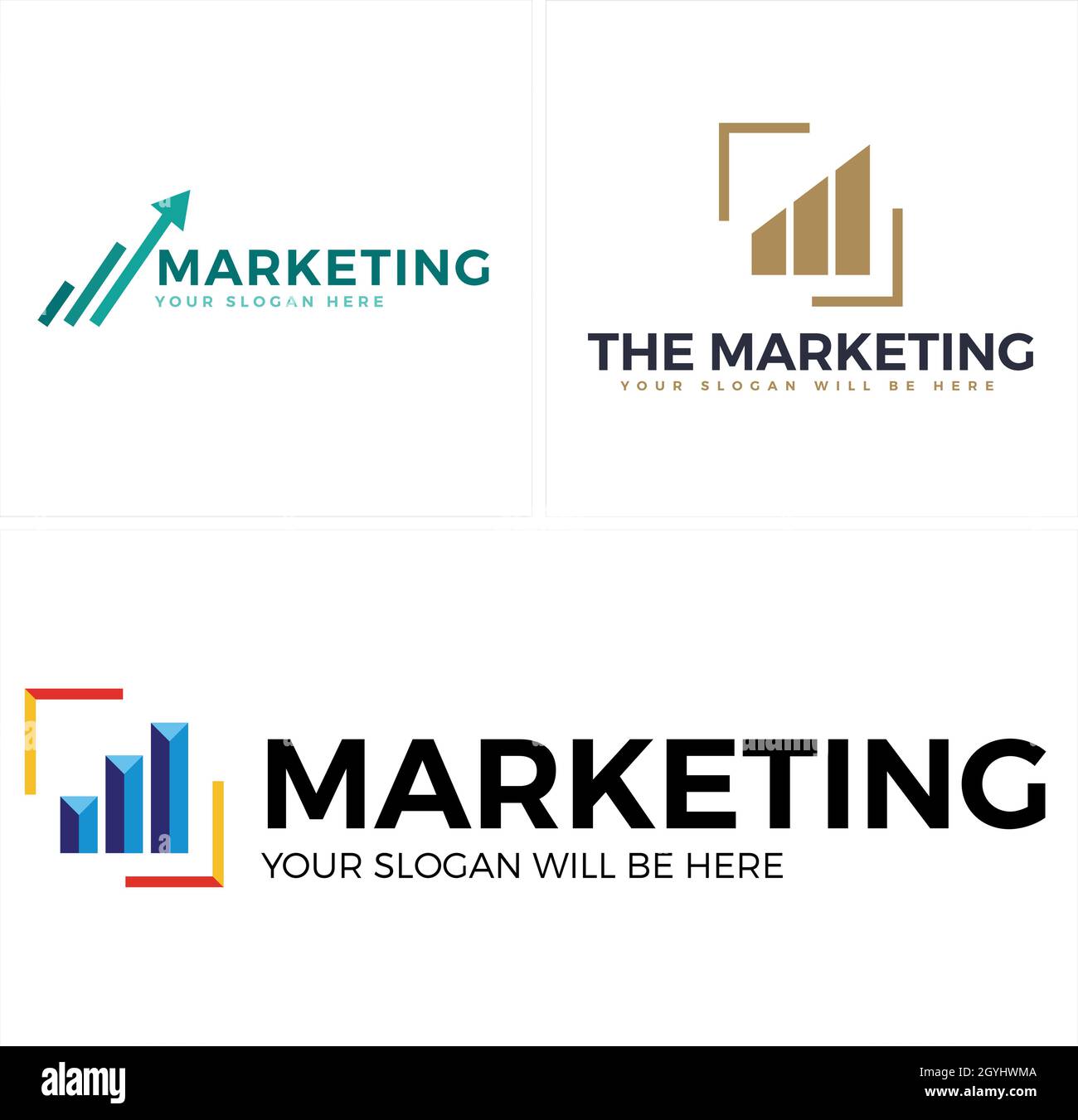 Business marketing chart growth statistics logo design Stock Vector ...