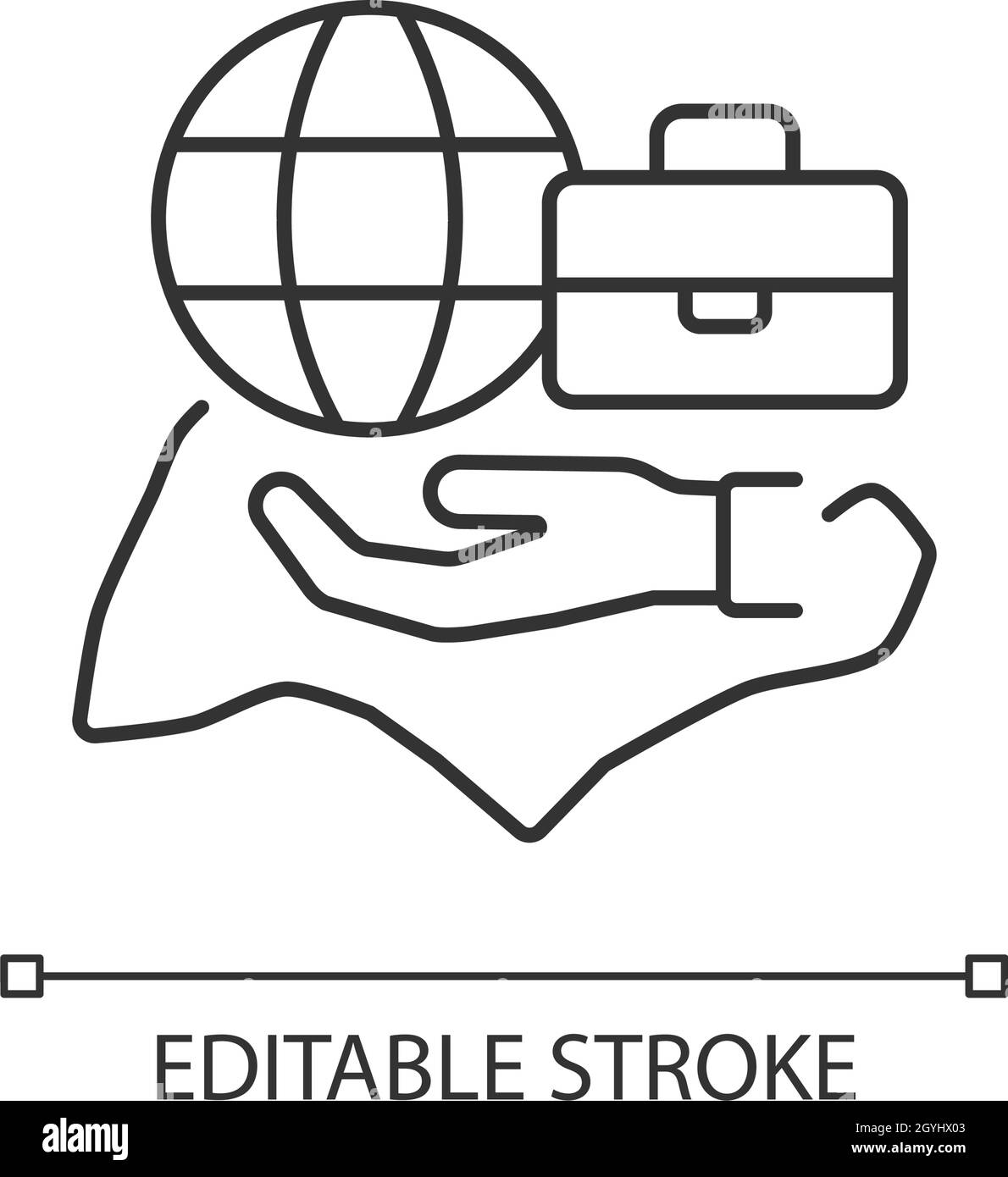 Flexible labor law linear icon Stock Vector Image & Art - Alamy