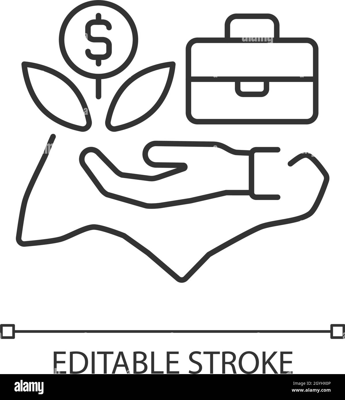 Pro-business environment linear icon Stock Vector Image & Art - Alamy