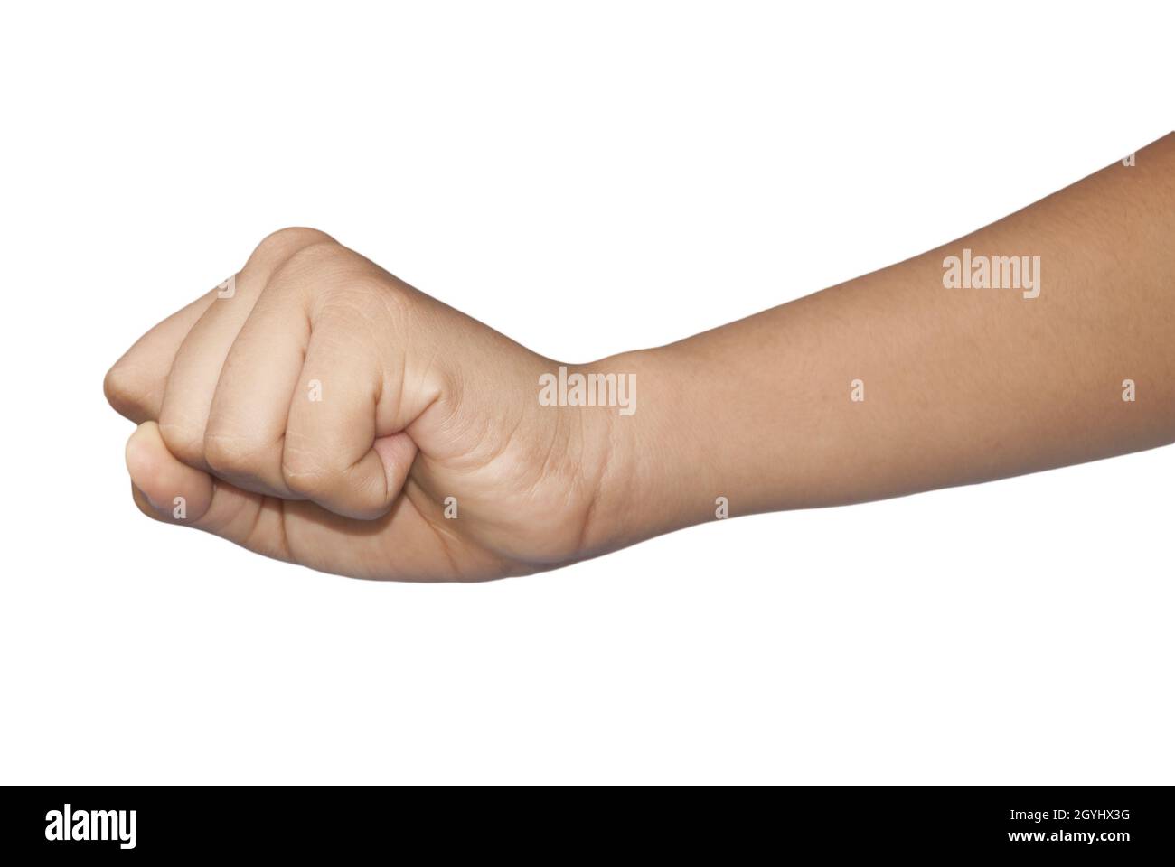 Woman hand isolated on white background. Latin America. Guatemala Stock ...