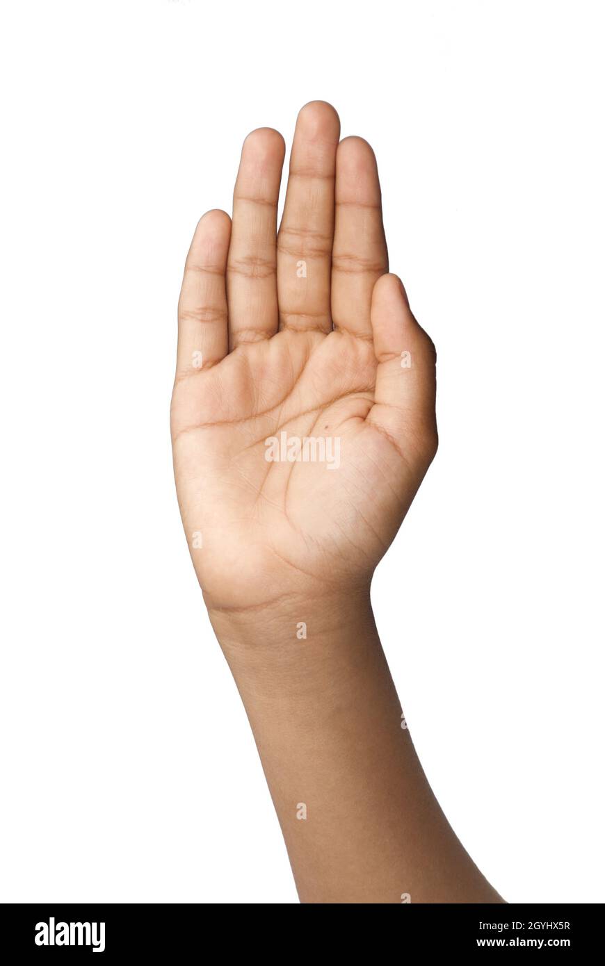 Woman hand isolated on white background. Latin America. Guatemala Stock ...