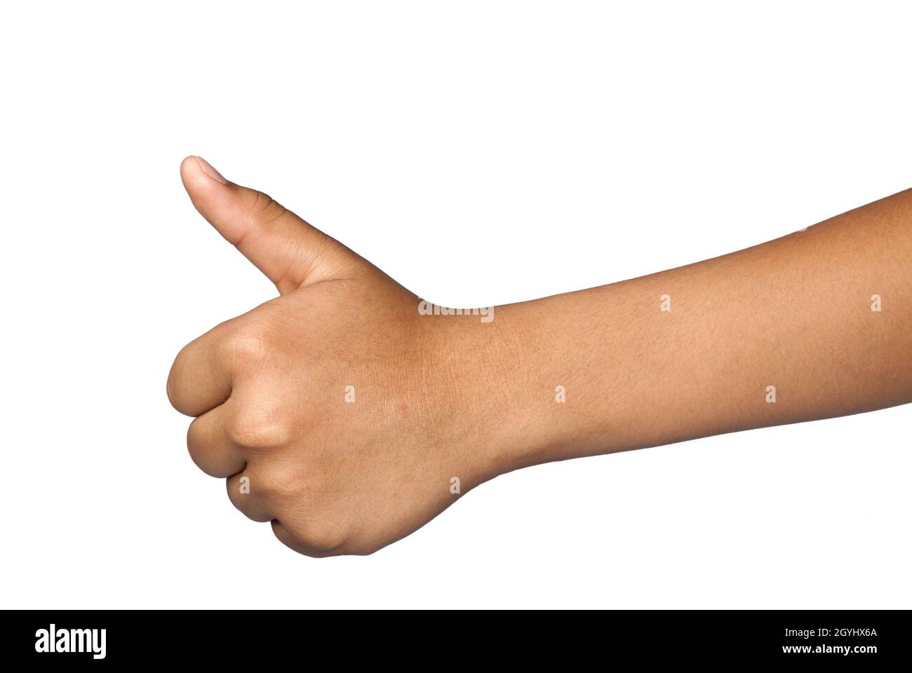 Woman hand isolated on white background. Latin America. Guatemala Stock ...