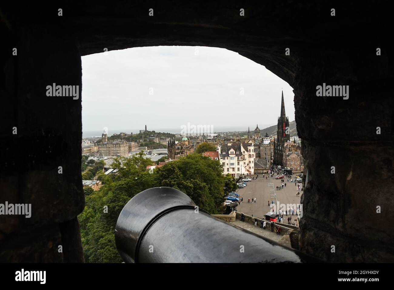 Edinburgh Castle and Grounds Stock Photo - Alamy