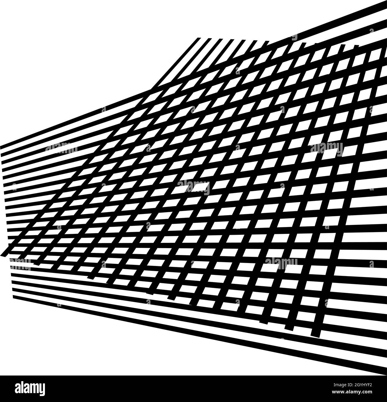 3d ,spatial grids, meshes. Interlace, interlocking, intersecting lines ...