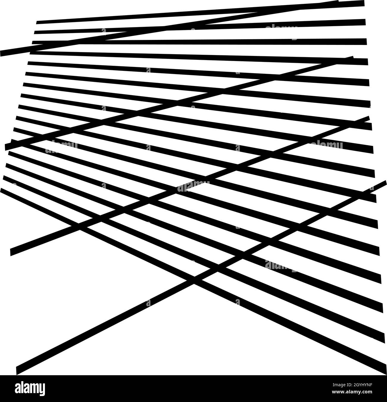 3d ,spatial grids, meshes. Interlace, interlocking, intersecting lines in perspective. Abstract ...