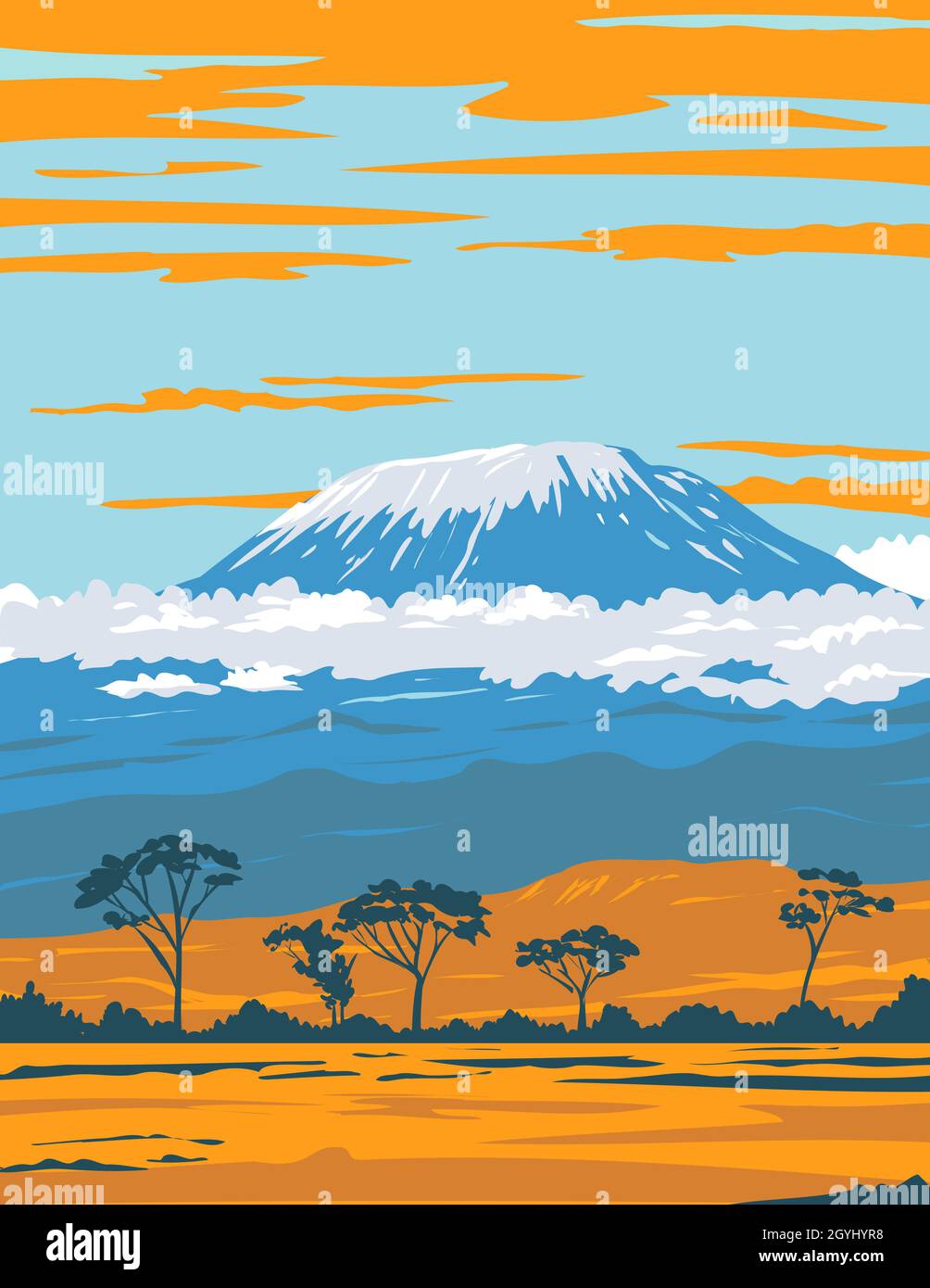 Dormant Volcano Painting