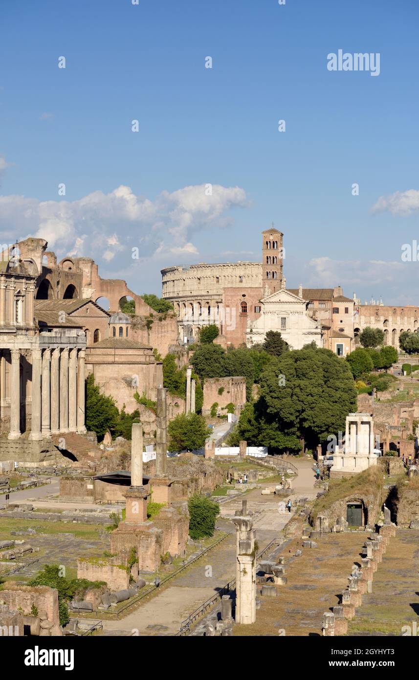 Italy, Rome, Roman Forum Stock Photo - Alamy