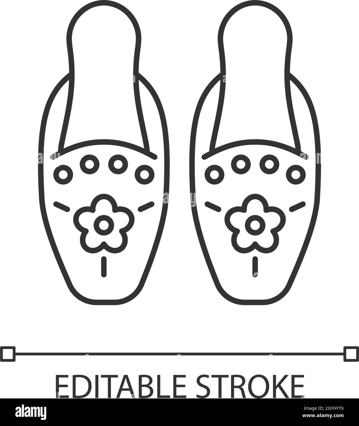 Traditional beadwork linear icon Stock Vector Image & Art - Alamy