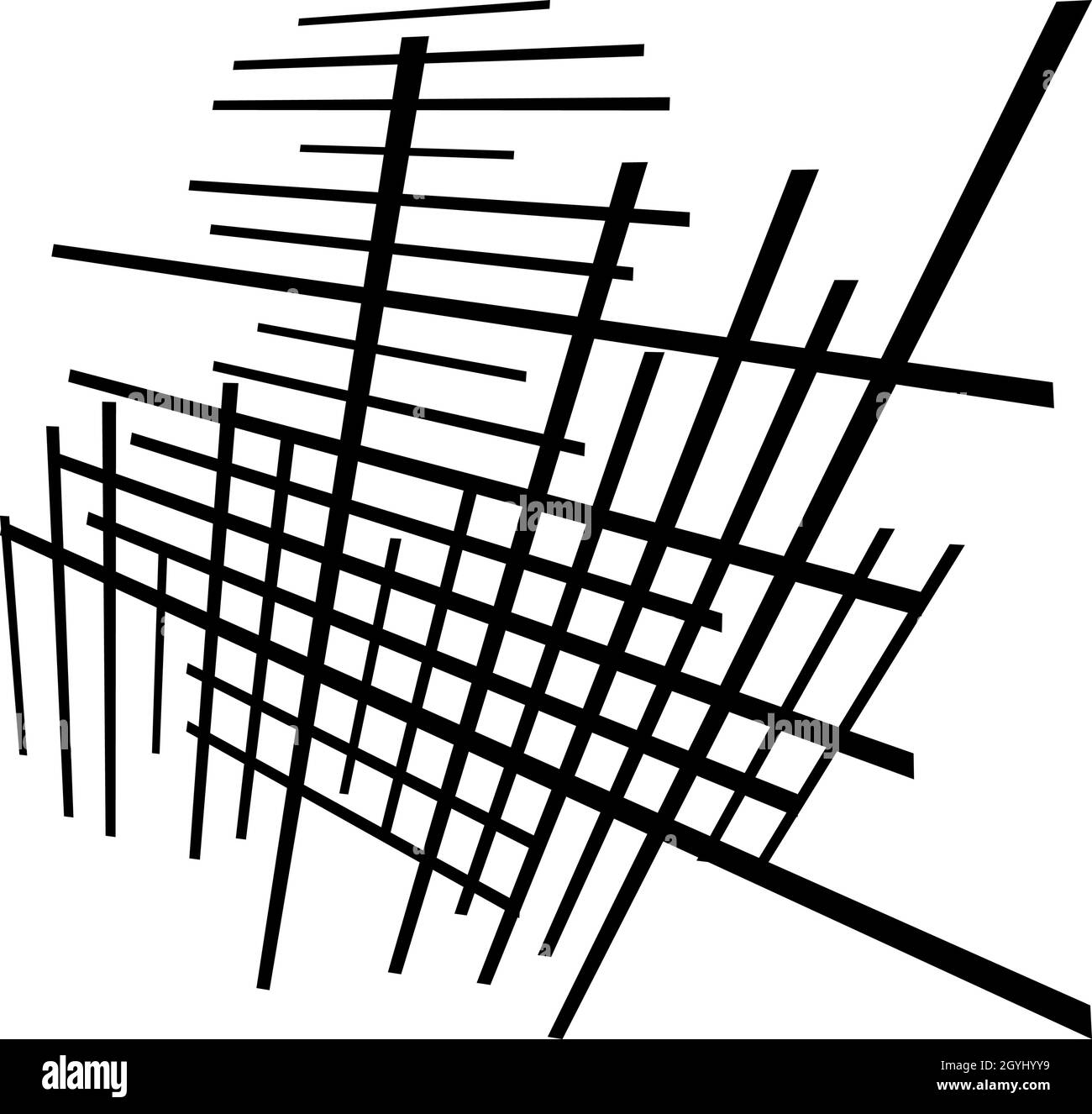 3d ,spatial grids, meshes. Interlace, interlocking, intersecting lines ...