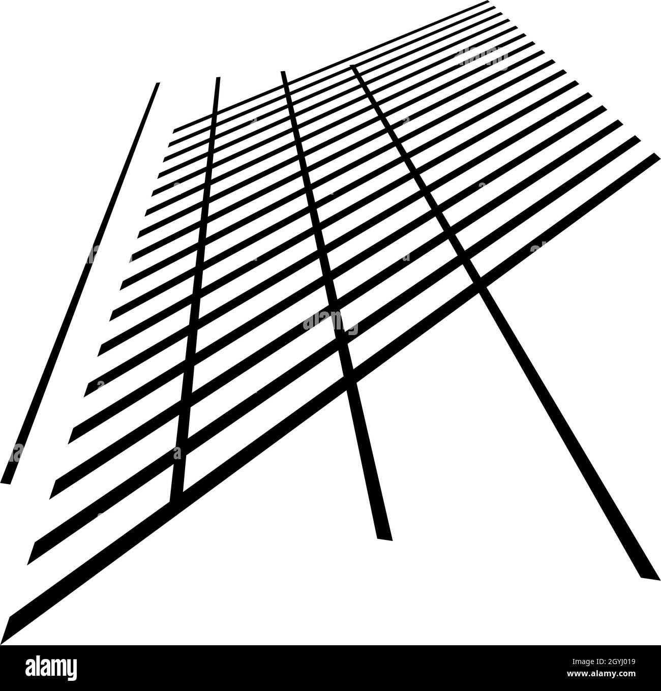 3d ,spatial grids, meshes. Interlace, interlocking, intersecting lines ...