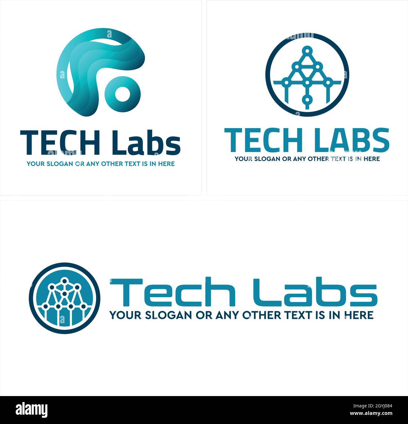 Modern technology digital connect logo design Stock Vector Image & Art ...