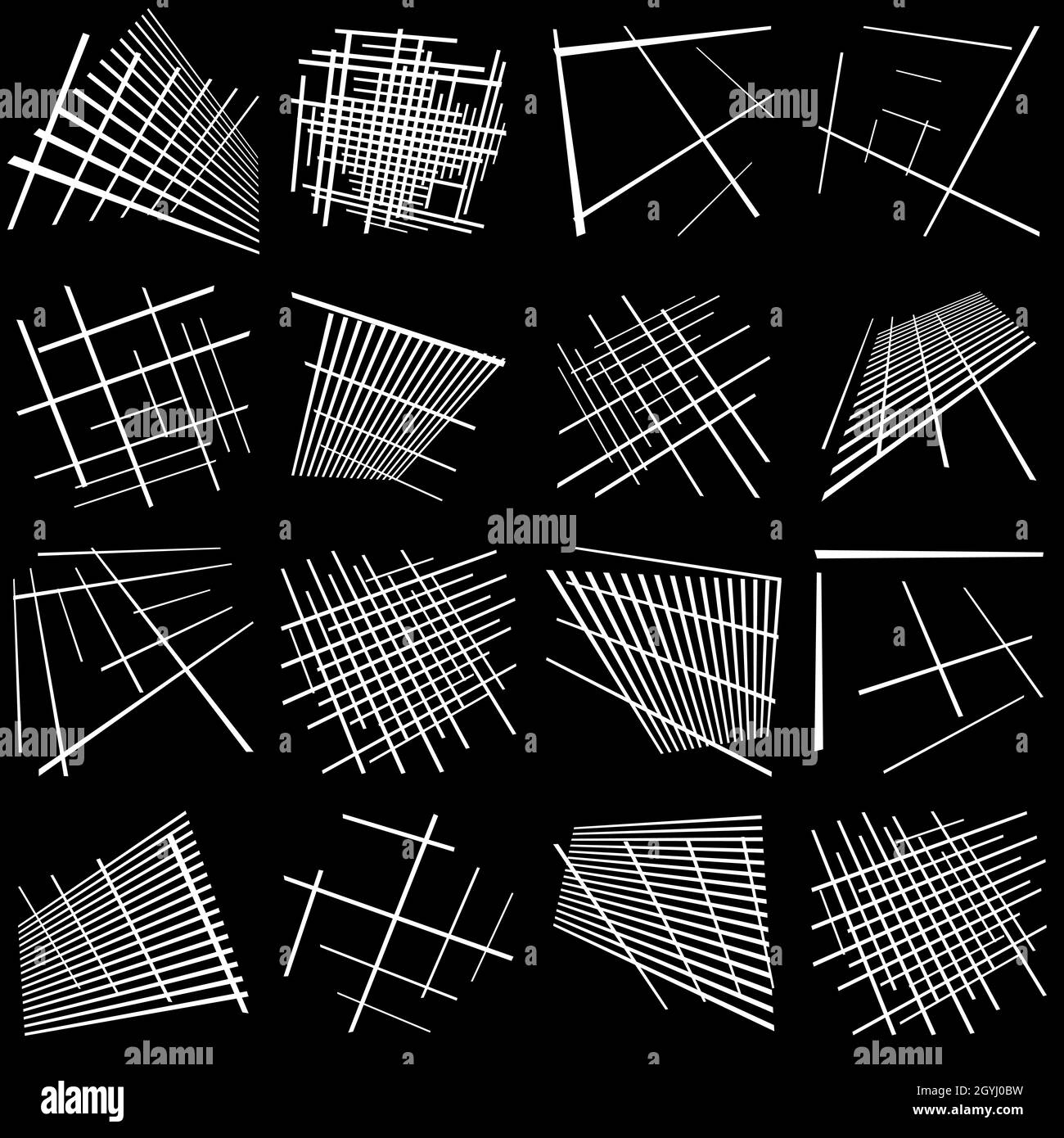 3d ,spatial grids, meshes. Interlace, interlocking, intersecting lines ...