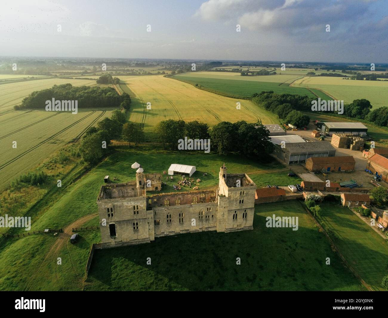 Wressle Castle, East Yorkshire Stock Photo - Alamy