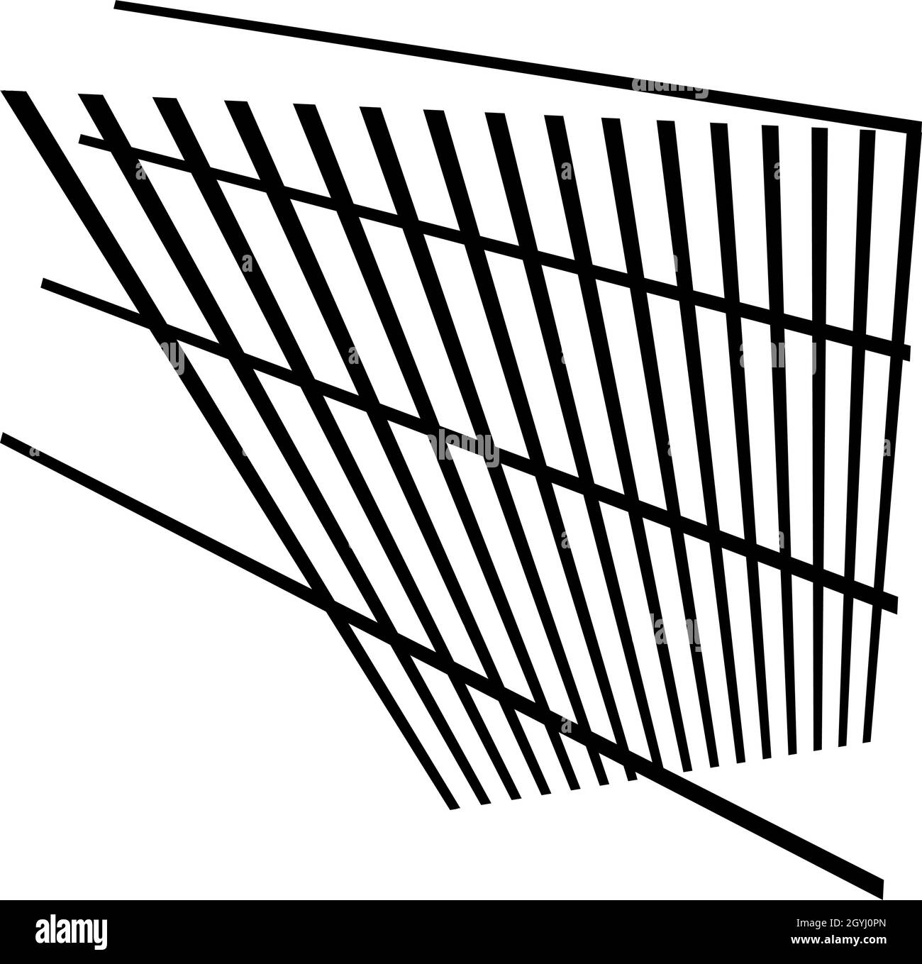 3d ,spatial grids, meshes. Interlace, interlocking, intersecting lines ...